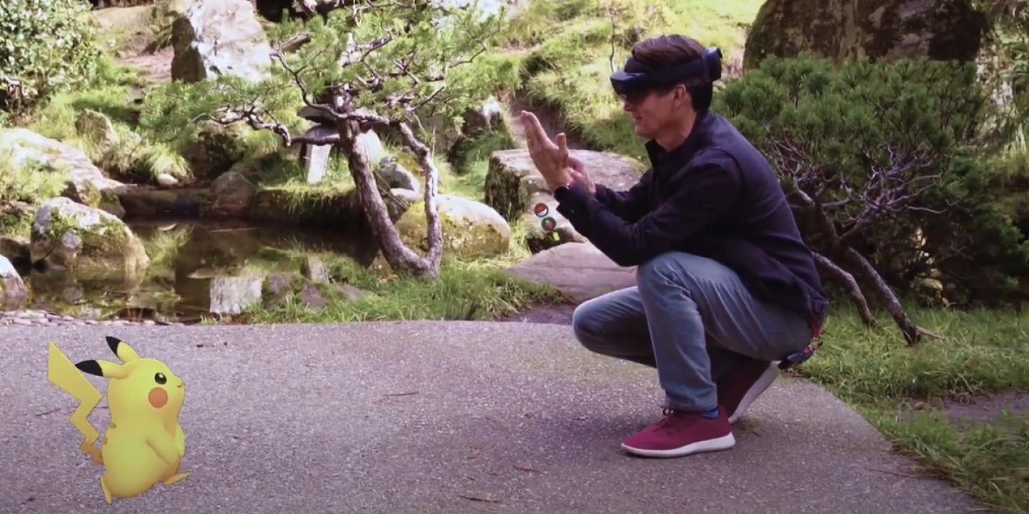 Microsoft zaprezentował Pokémon Go w wersji na gogle rzeczywistości ...