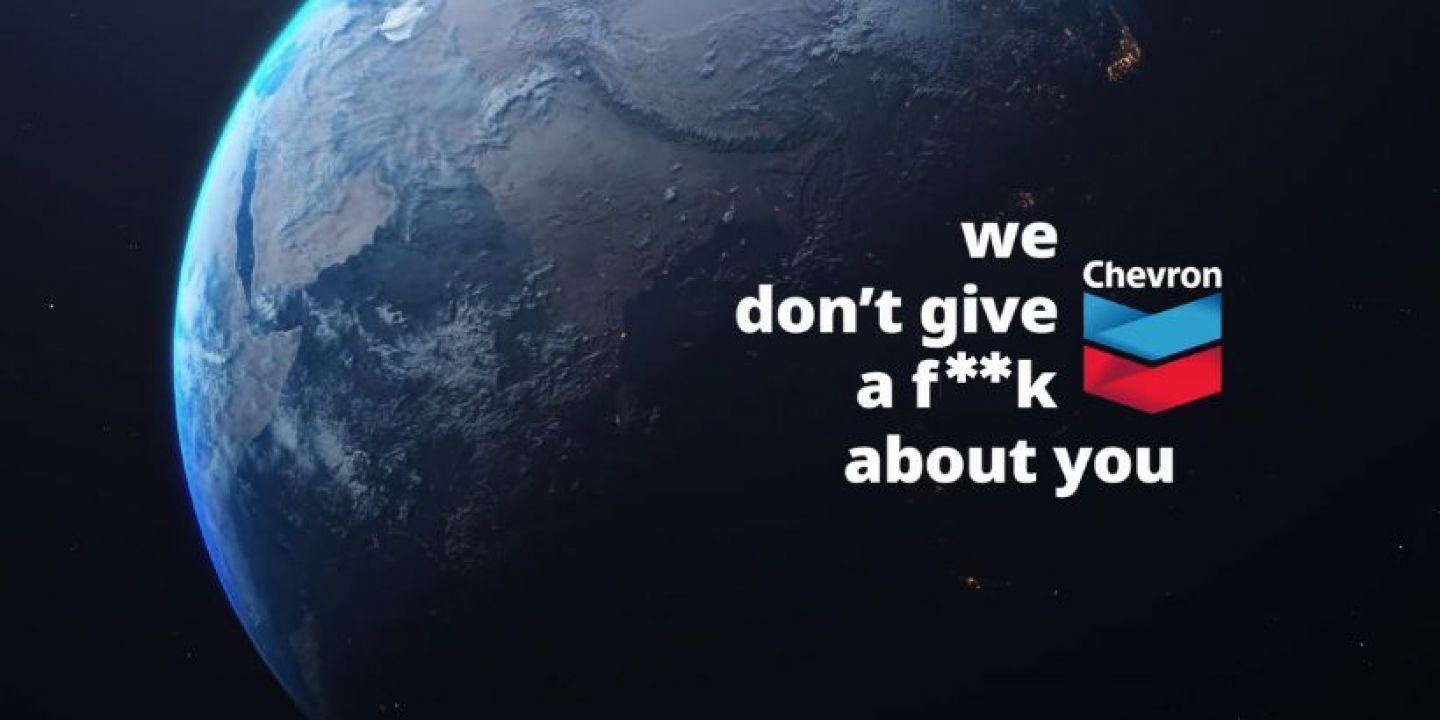 Kto stoi za fałszywą reklamą Chevron – 'g*wno nas obchodzisz'? Znany ...