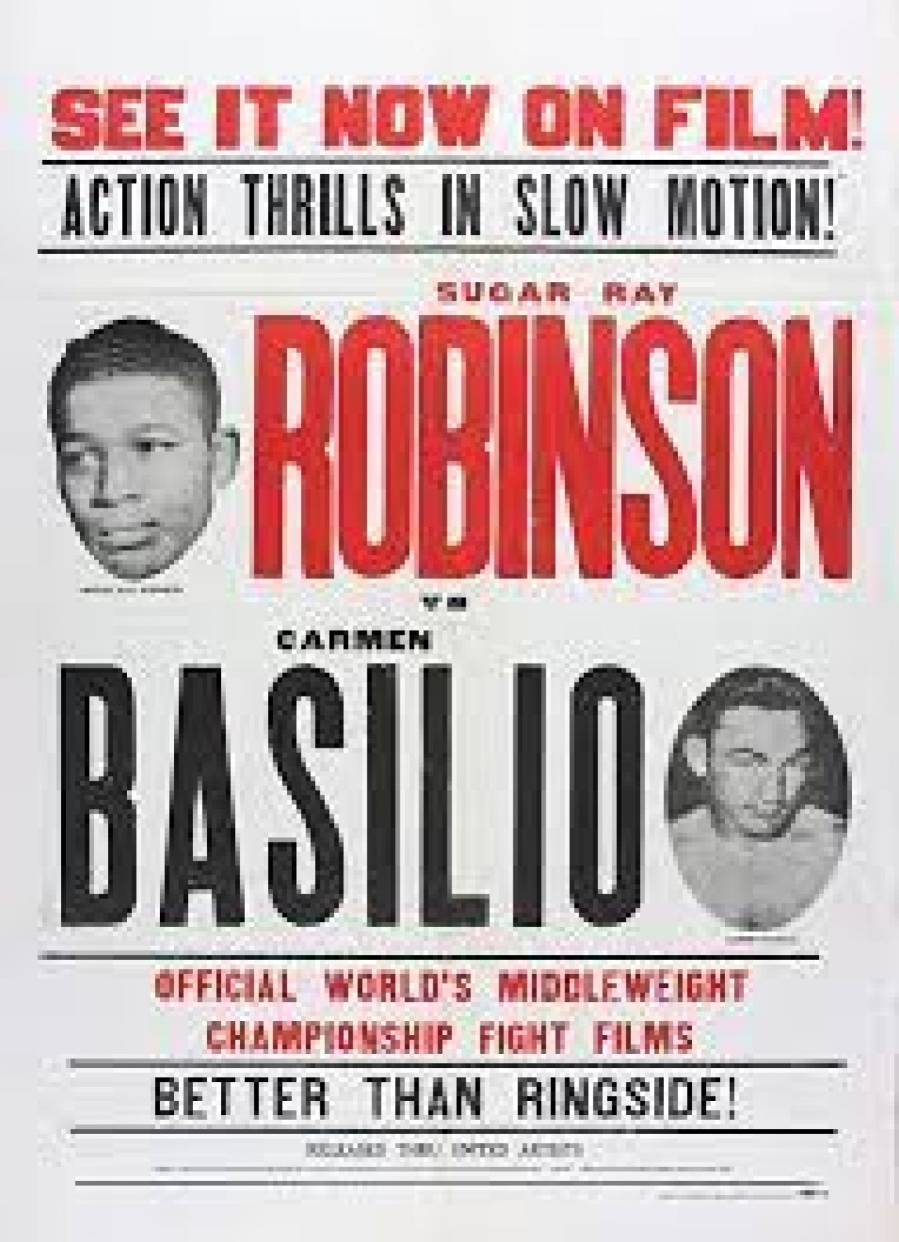 Sugar Ray Robinson vs. Carmen Basilio - naEKRANIE.pl