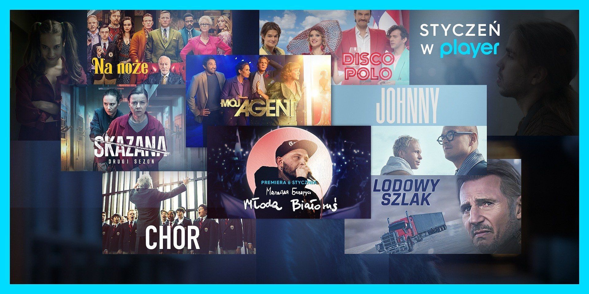 Player - styczeń 2023 na platformie. Nowy sezon Mojego agenta, Klątwa ...