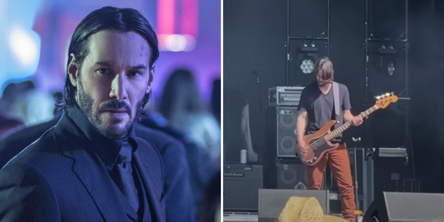Keanu Reeves po ponad 20 latach wystąpił ze swoim zespołem. Tak ...