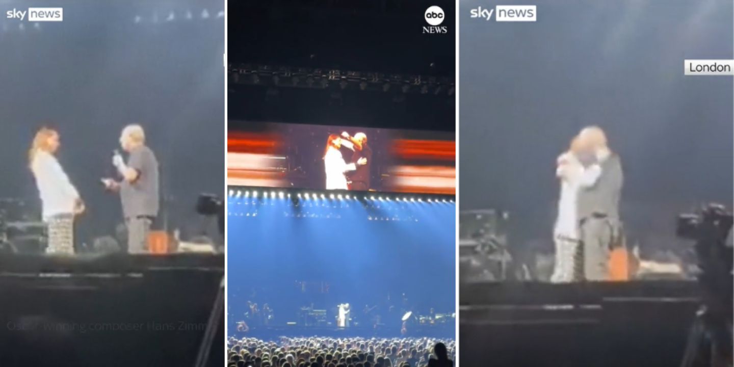 Hans Zimmer oświadczył się partnerce podczas koncertu. Zobaczcie ...