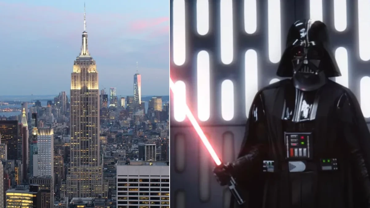 Darth Vader pojawił się na Empire State Building. To hołd dla jego odtwórcy