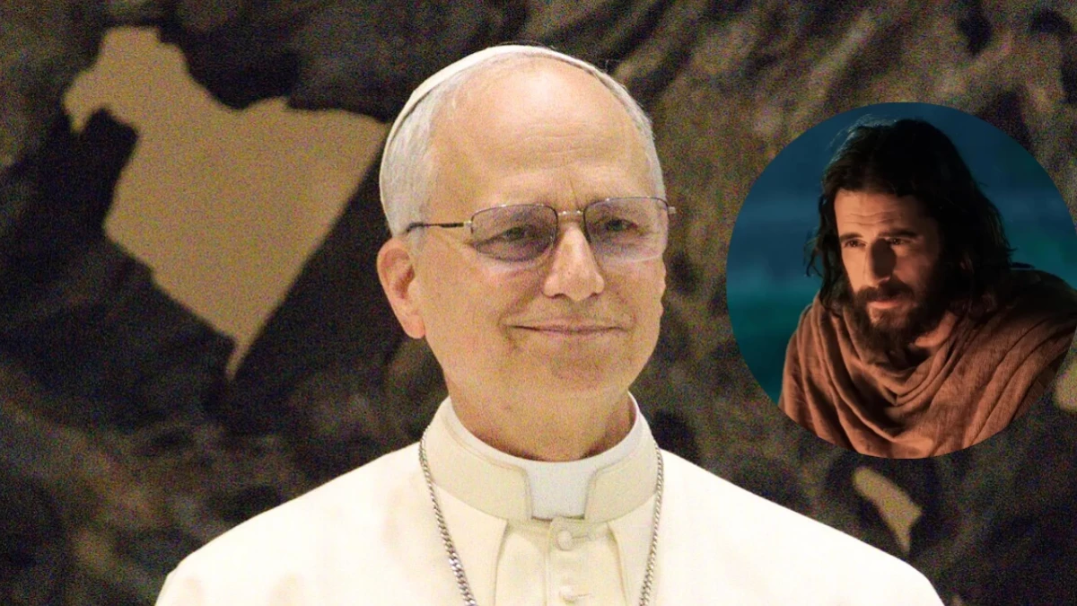 'Jezus' zrobił sobie zdjęcie z papieżem Leonem XIV. To spotkanie ...