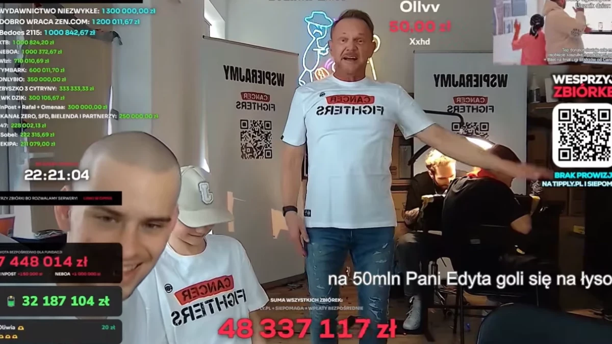 Cezary Pazura zrobił to! Taniec z 13 Posterunku na streamie u Łatwoganga