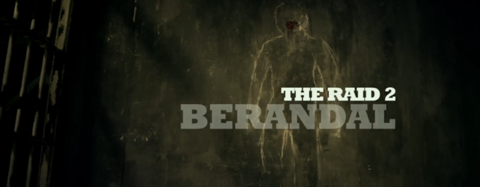 Plakat w formie mozaiki „The Raid 2: Berandal”