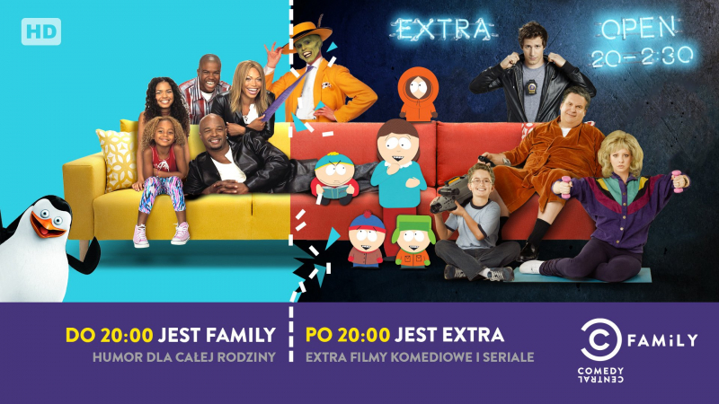 Comedy Central Family z nowymi pasmem programowym