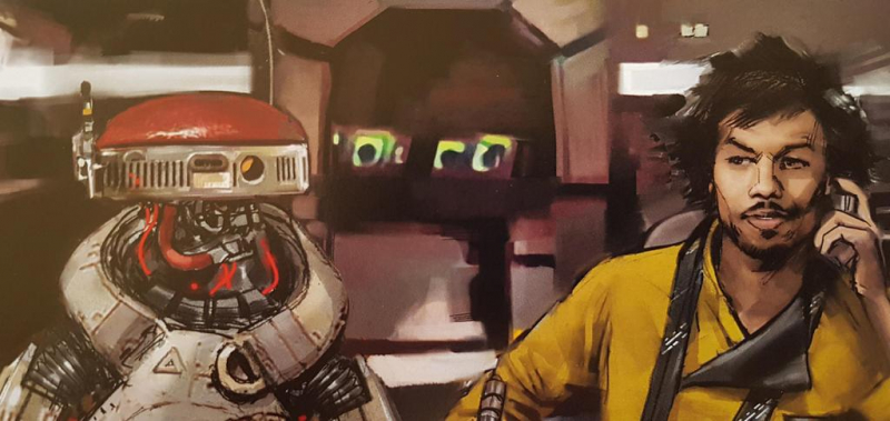 Droid Lando mógł wyglądać inaczej. Zobacz szkice koncepcyjne z filmu ...