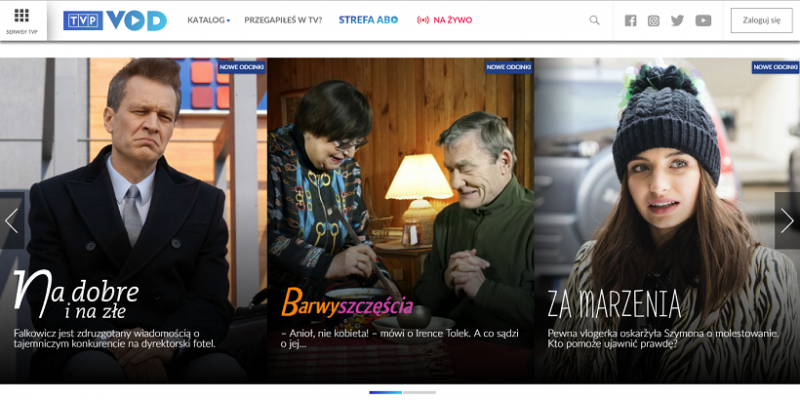 Aplikacja TVP VOD debiutuje na telewizorach LG oraz Panasonic