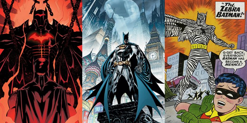 The Batman pokazał strój, ale w komiksach miał ich o wiele więcej ...
