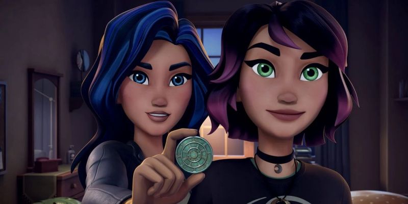 Supernatural Academy - zwiastun serialu animowanego Peacock. Bliźniaczki ratują świat