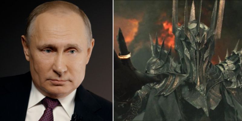 Władimir Putin jak Sauron z Władcy pierścieni. Dlaczego został do niego ...