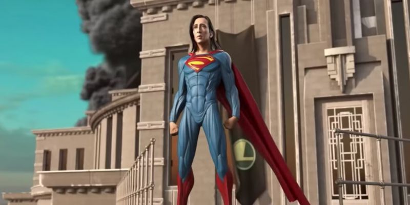 Superman Lives! - animowany teaser. Nicolas Cage jako Człowiek ze stali ...