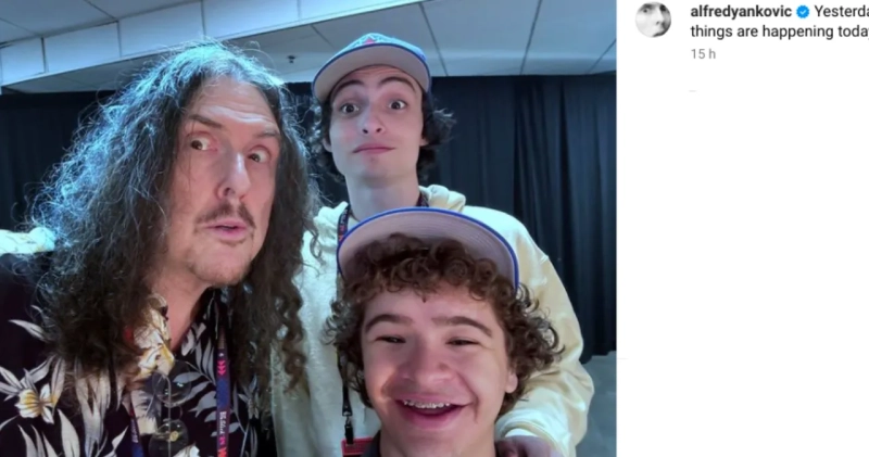 Stranger Things 5: Weird Al z cameo w serialu? Opublikował zdjęcie z planu