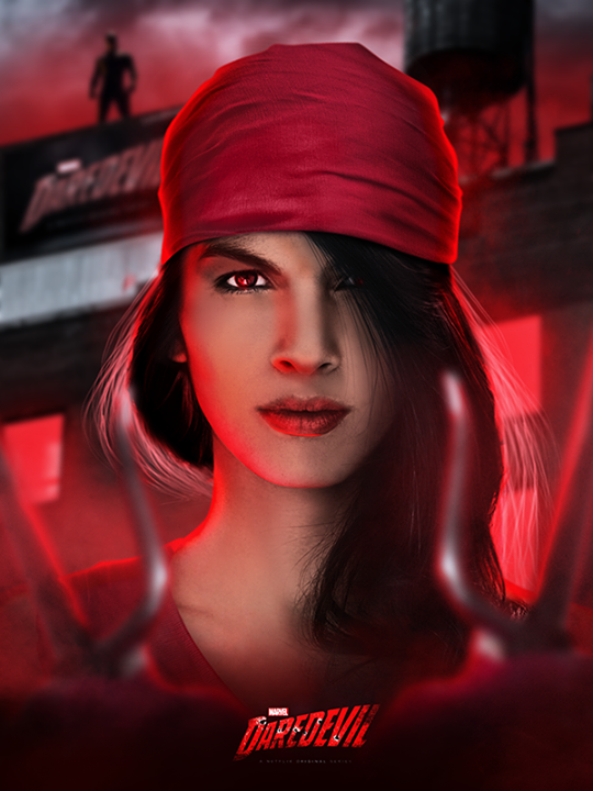 elektra fan art - naEKRANIE.pl