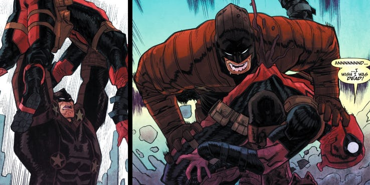 Deadpool dostał krwawe manto. Oprawcą jest… Batman à la Marvel