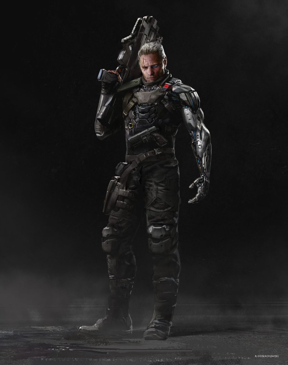 Deadpool 2 - szkice koncepcyjne. Omega Red, Brad Pitt jako Cable i inna ...