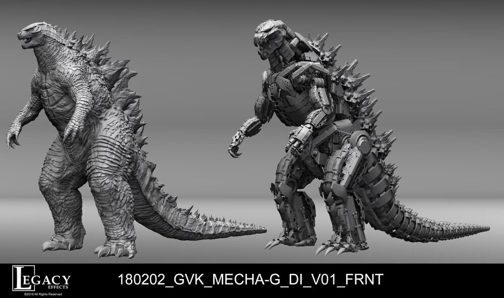 Godzilla Kontra Kong - MechaGodzilla na nowych grafikach. Artysta ...