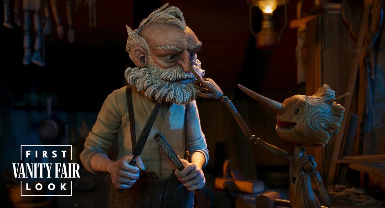 Pinokio - pierwsze zdjęcia promujące animację Guillermo del Toro