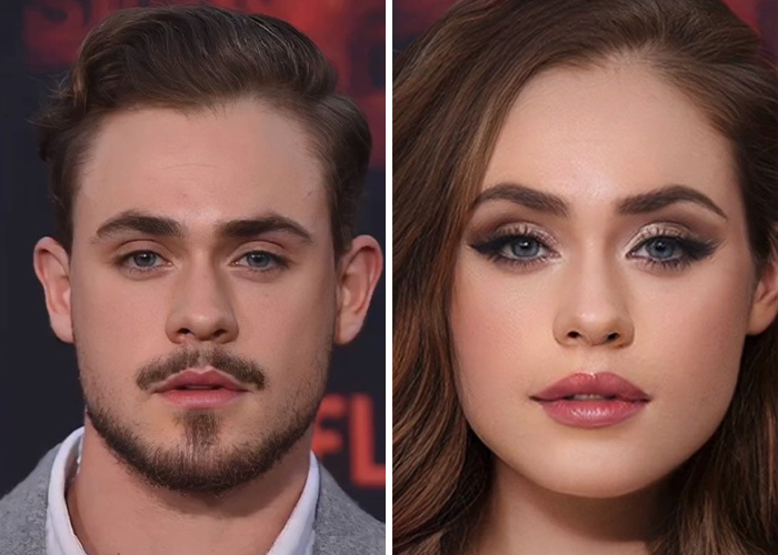 Aktorzy Stranger Things jako osoby przeciwnej płci. Sztuczna ...