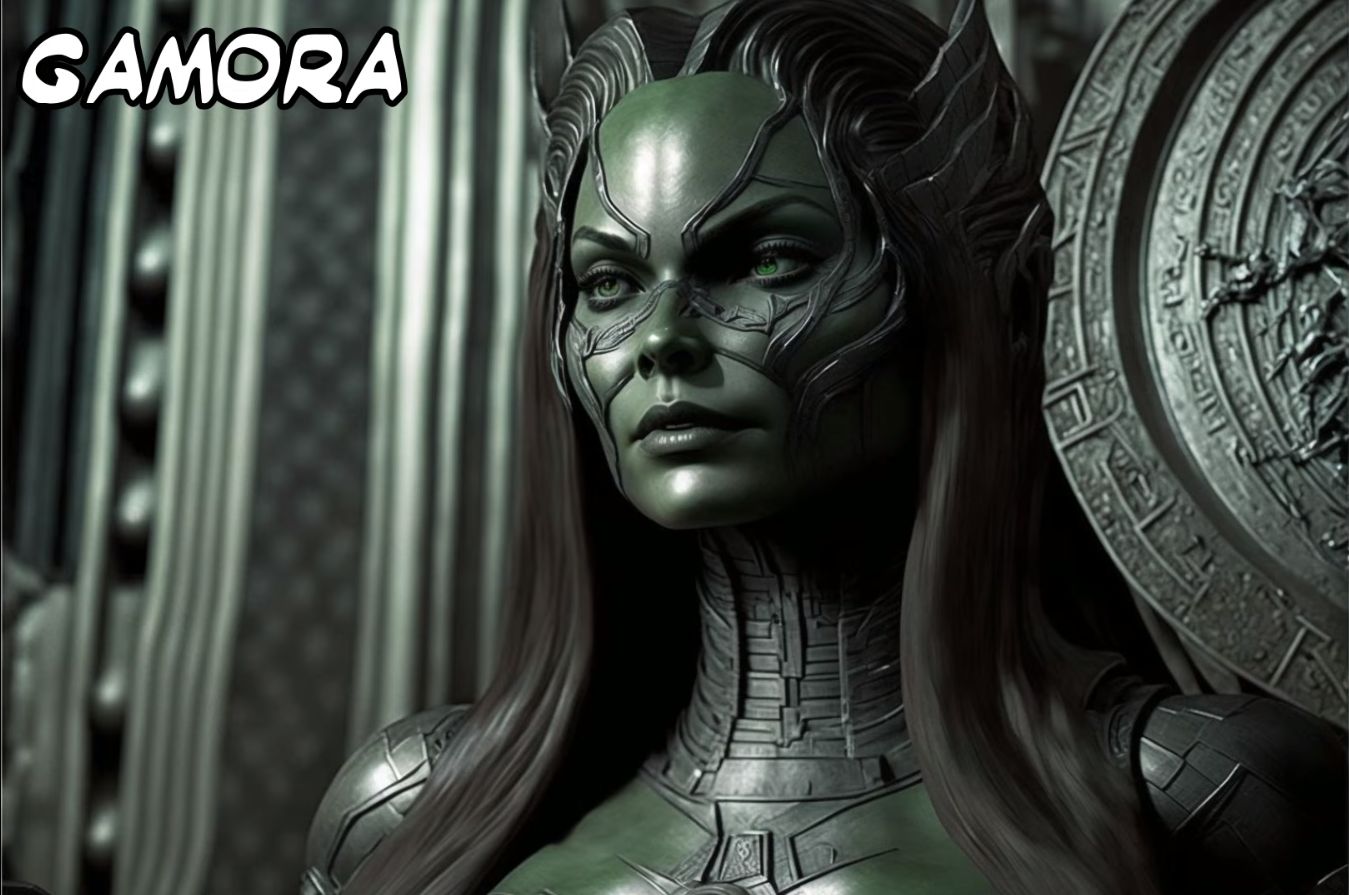 Strażnicy Galaktyki z lat 70. - symbol seksu jako Gamora. Sztuczna ...