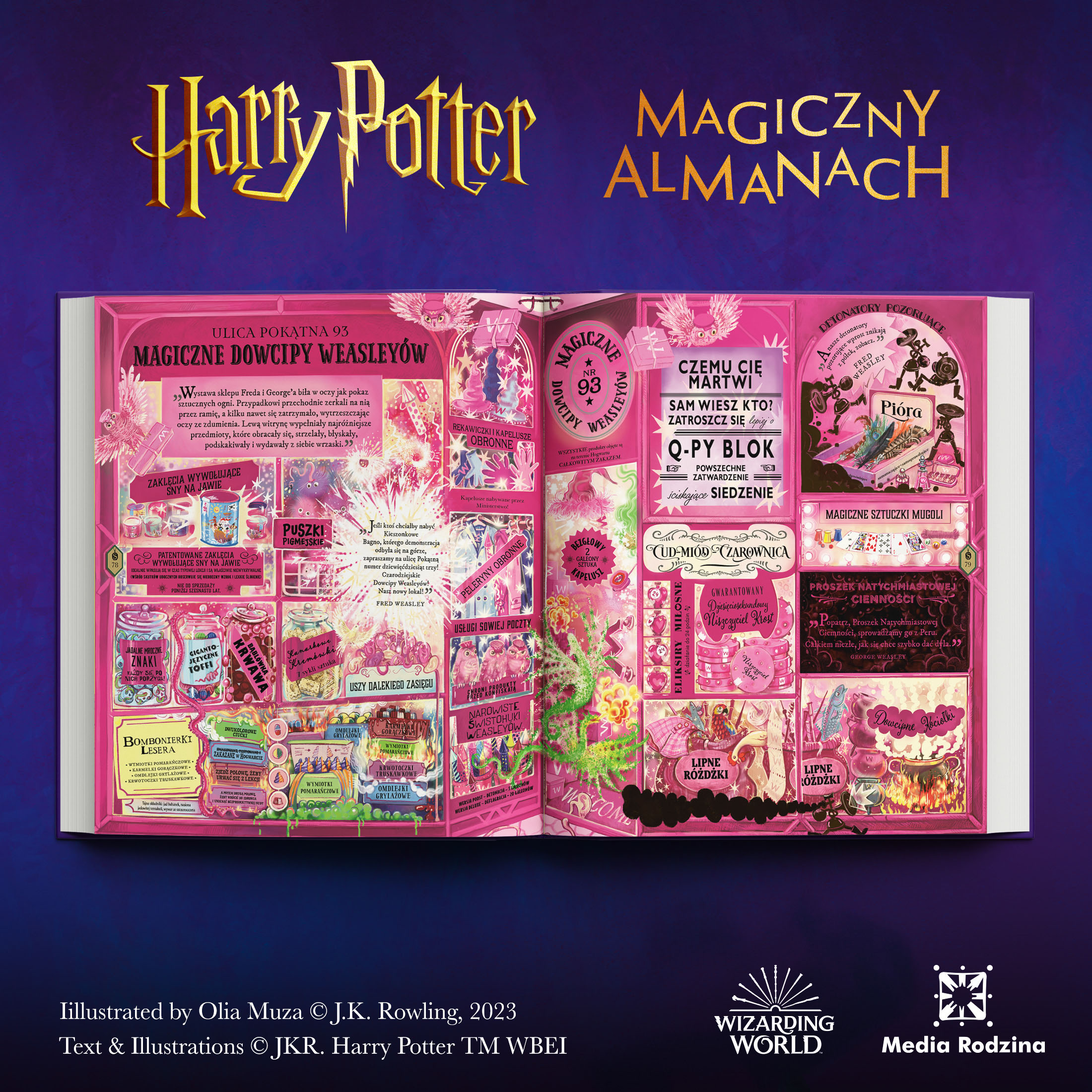 Harry Potter: Magiczny Almanach - tak będzie w środku wyglądał ...