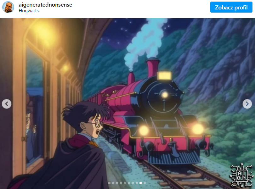 Harry Potter jako animacja studia Ghibli. Sztuczna inteligencja znów ...