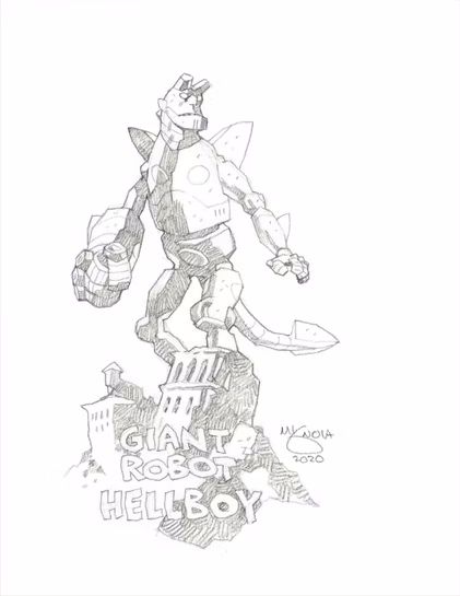 Giant Robot Hellboy - Hellboy jako robot na wyspie pełnej wielkich potworów