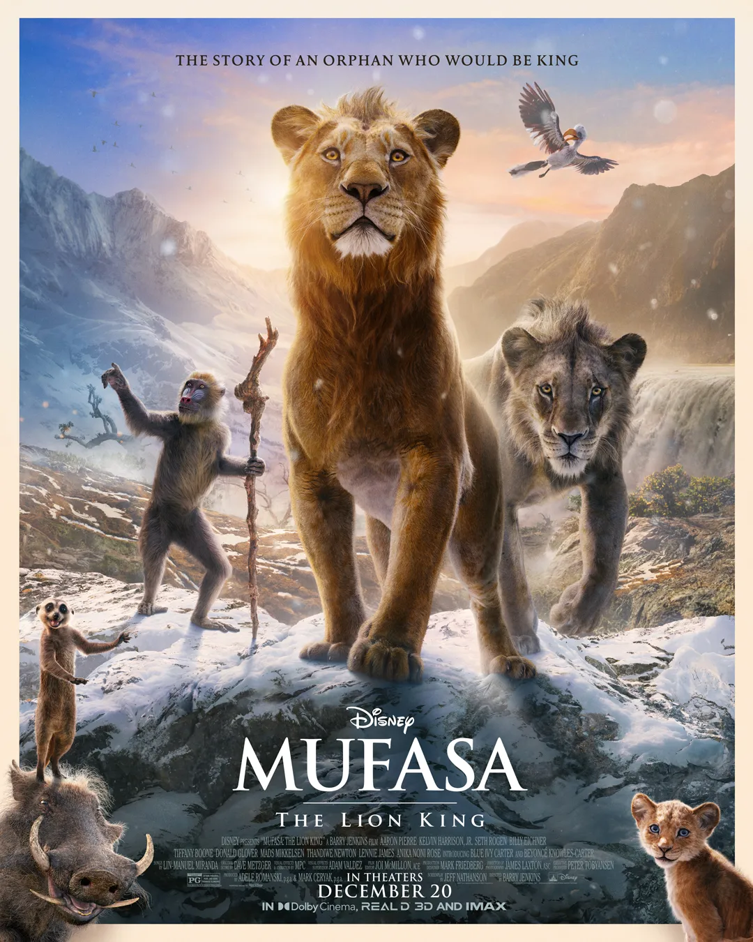 Finałowy zwiastun filmu Mufasa. Król lew. Legendarne królestwo wykute w ...