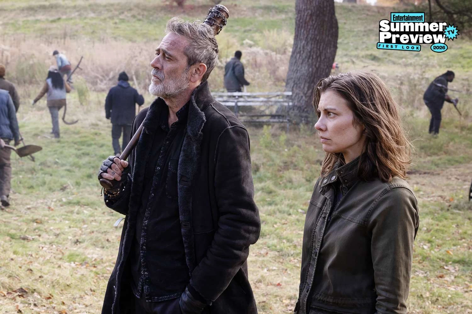 Fragment odcinka z 3. sezonu The Walking Dead: Dead City. Negan spotyka ...